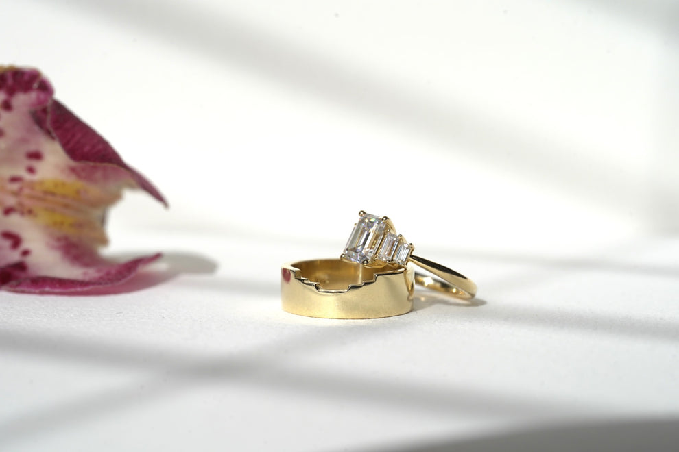Custom Contour Wedding Band | Perfect Fit for Any Ring