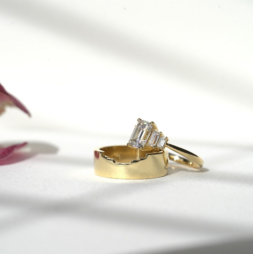 Custom Contour Wedding Band | Perfect Fit for Any Ring
